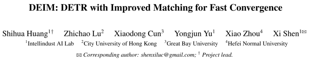 DEIM: 在DETR中使用多对一匹配的策略加快收敛-CSDN博客