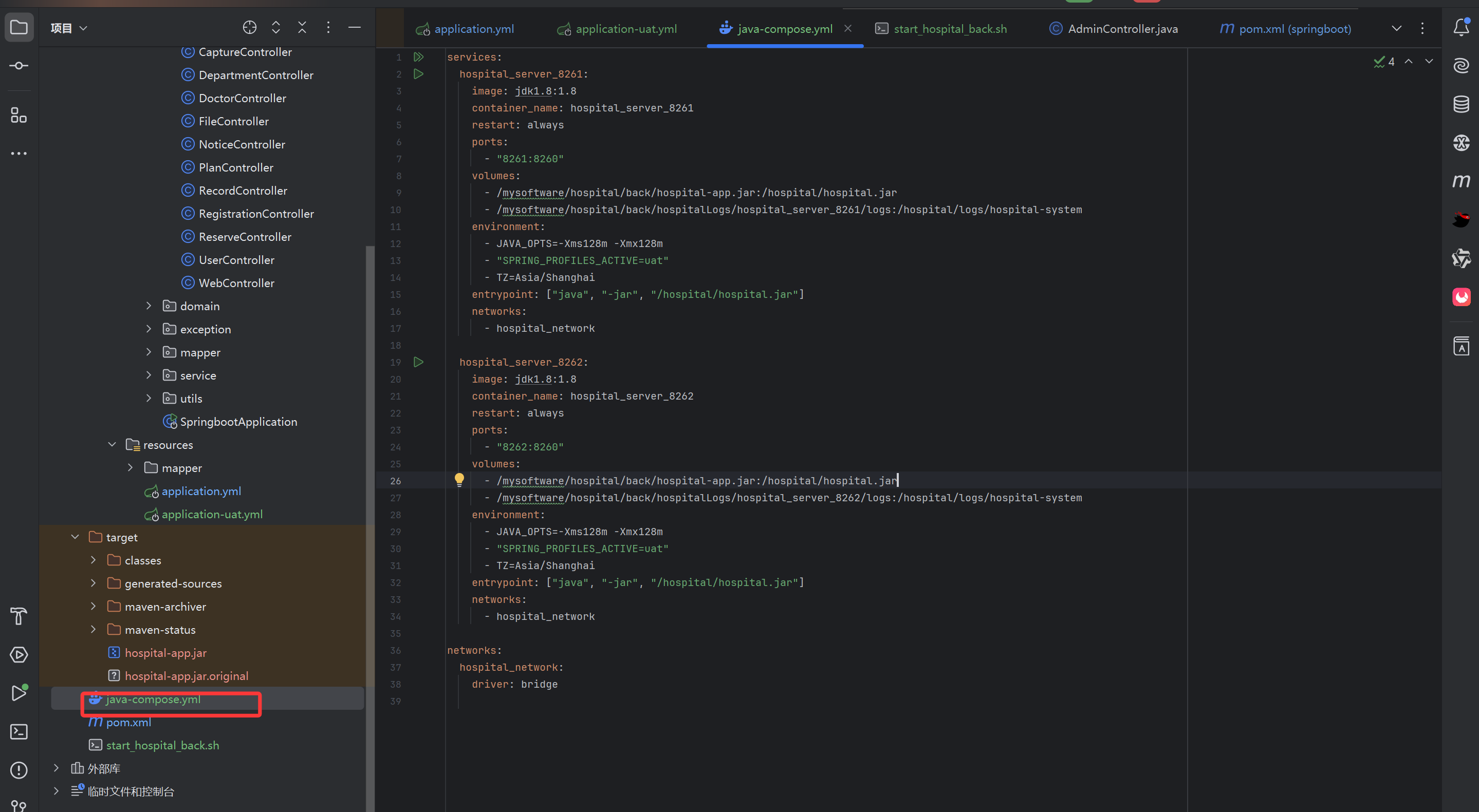docker compose多实例部署SpringBoot项目-CSDN博客
