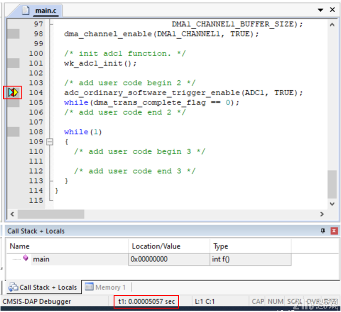 [AT32F403/403A]测量代码片段运行时间_at32f403a的dwt-CSDN博客