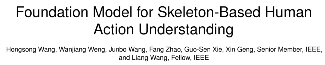 TPAMI 2025 | 骨架动作理解大一统：东南大学等提出USDRL，一个面向密集表征学习的基础模型-CSDN博客