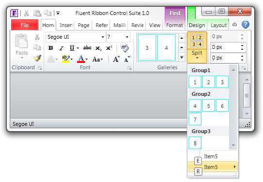 一个类似Office用户界面的WPF库_wpf fluent.ribbon-CSDN博客