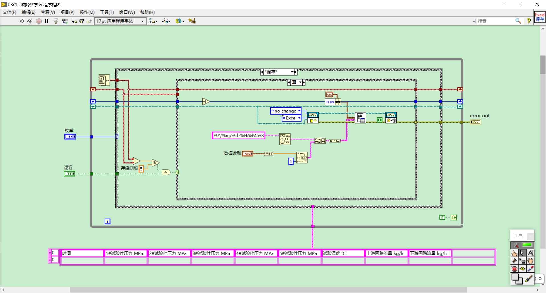 LabVIEW数据存储小记：Excel与CSV格式的连续数据保存-CSDN博客