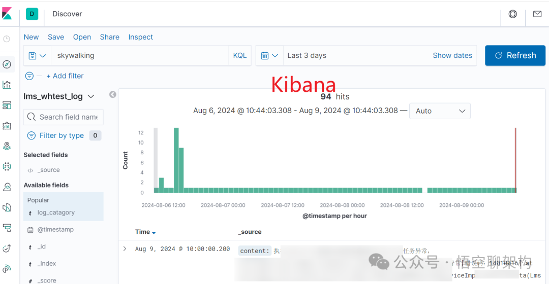 SkyWalking 和 ELK 链路追踪实战_skywalking elk-CSDN博客