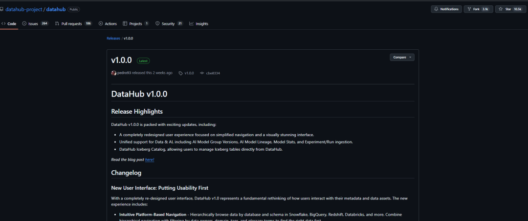 DataHub 1.0：开启元数据管理的全新时代——全面支持现代数据栈的元数据平台正式发布！-CSDN博客