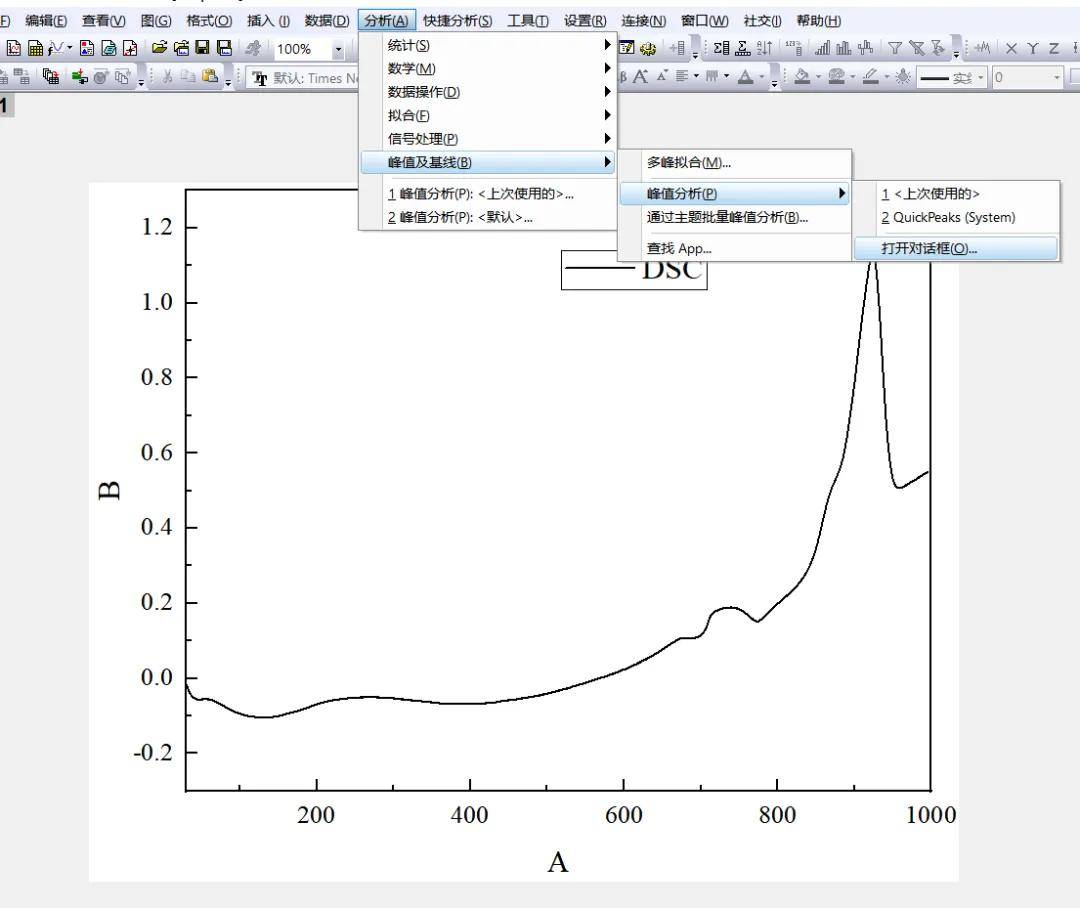 热重分析TG图、DTG图和DSC图的制作 _dsc作图-CSDN博客