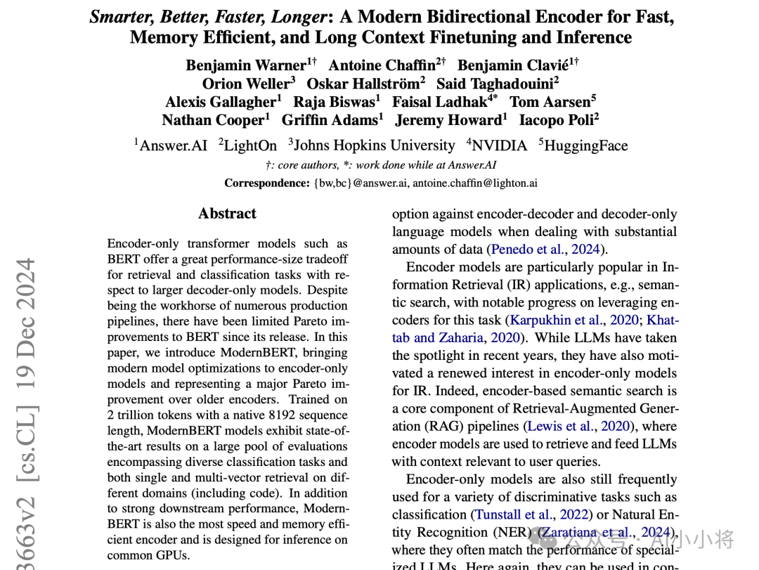 终于，BERT大模型来了！_modernbert-CSDN博客