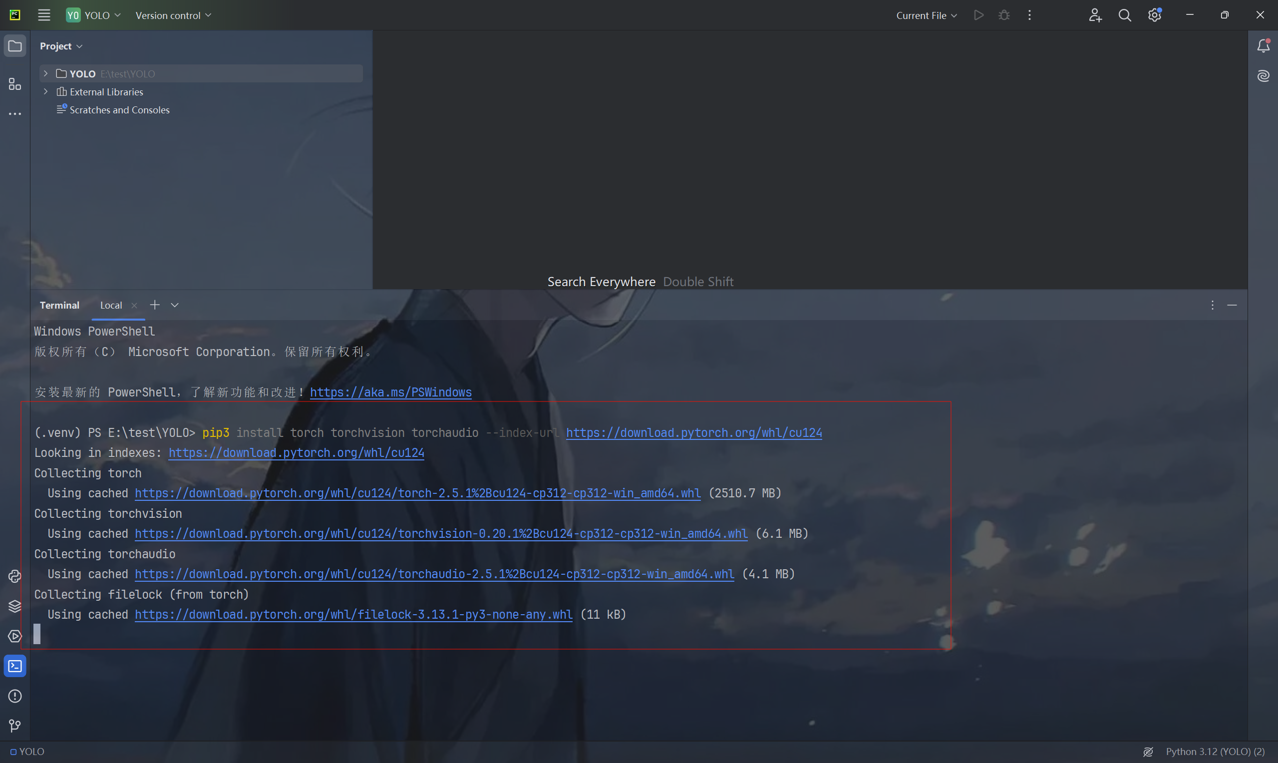 Python YOLO ultralytics 库安装步骤图示_python 安装yolo ultralytics-CSDN博客