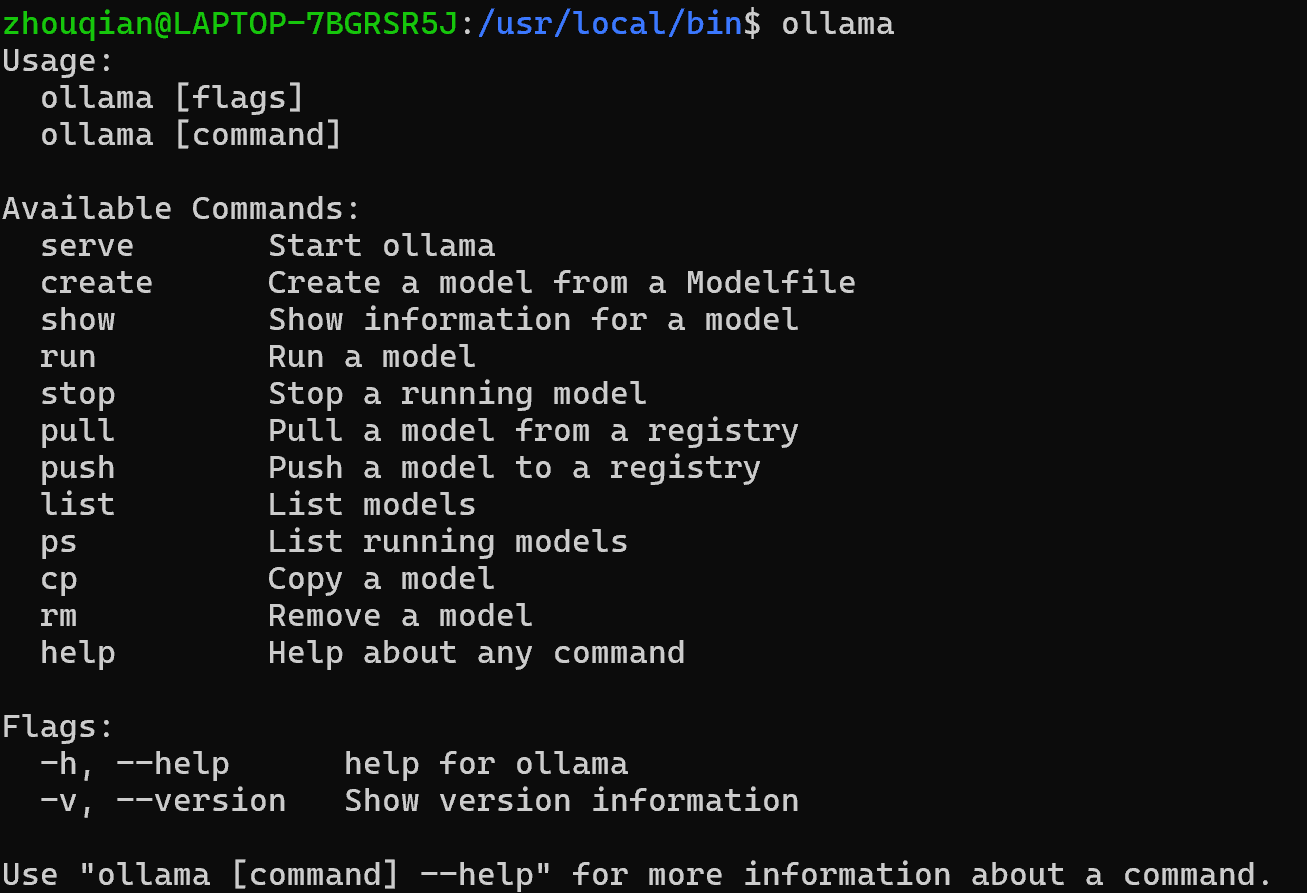 使用WSL在Ollama本地模型部署（windows）_wsl ollama-CSDN博客
