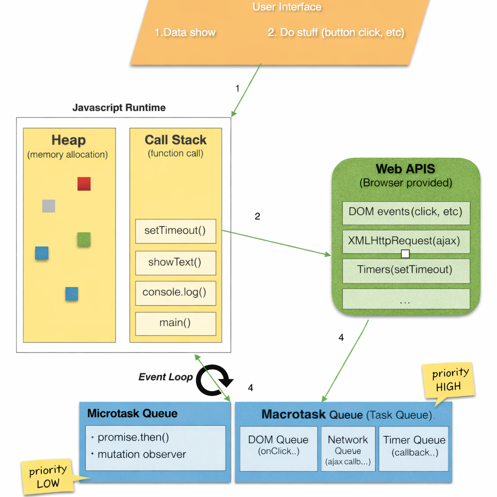 《一文搞懂 JavaScript 事件循环（Event Loop）：宏任务、微任务与 async/await》-CSDN博客