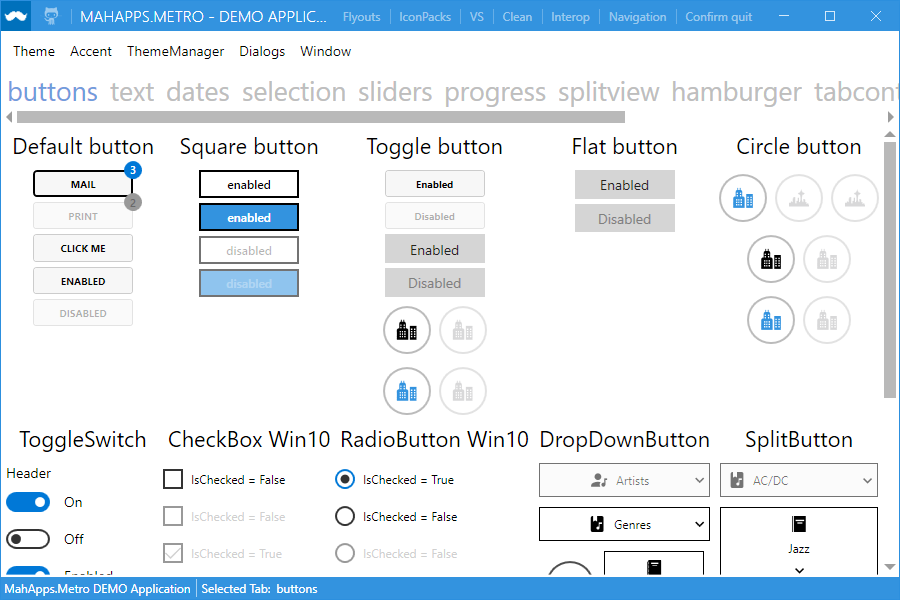 MahApps.Metro：专为 WPF 应用程序设计的 UI 框架-CSDN博客