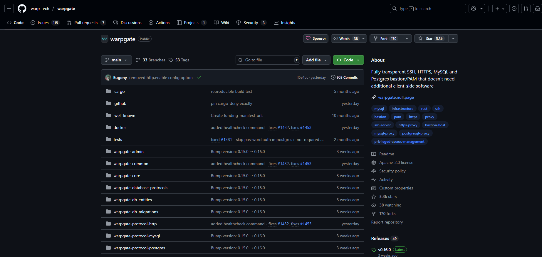 狂获 5.3K Star！这款开源、轻量、安全、透明的智能堡垒机吊绝了_warpgate-CSDN博客
