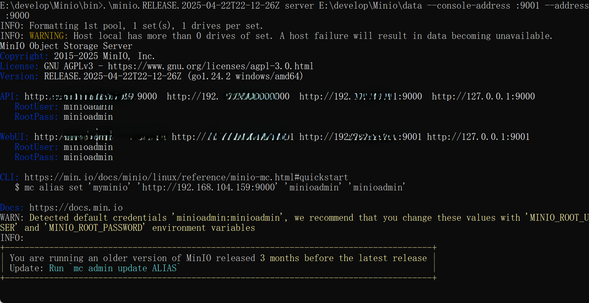 Windows部署Minio_minio windows部署-CSDN博客
