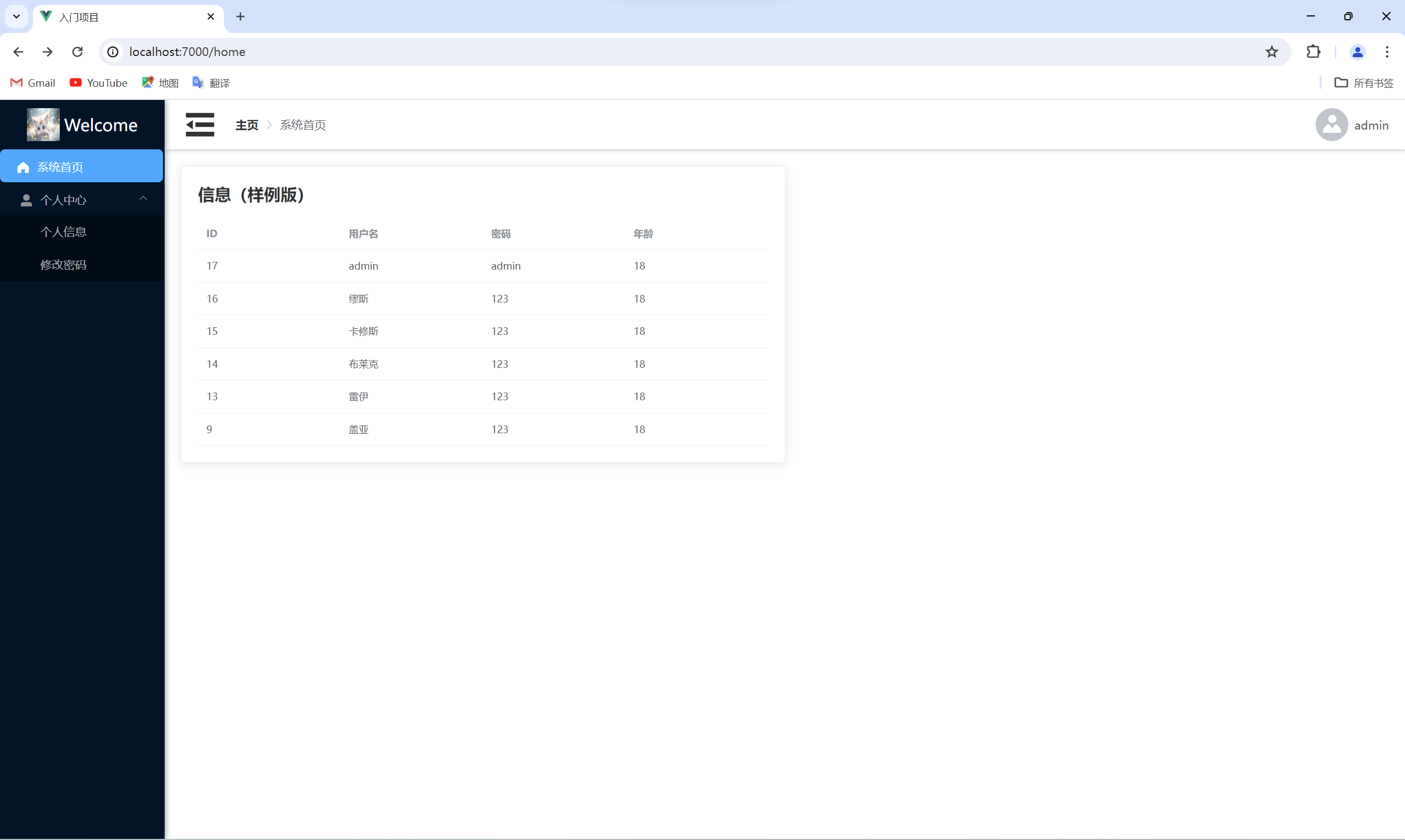 三、主页面搭建_.el-menu--inline .el-menu-item{ background-color: -CSDN博客