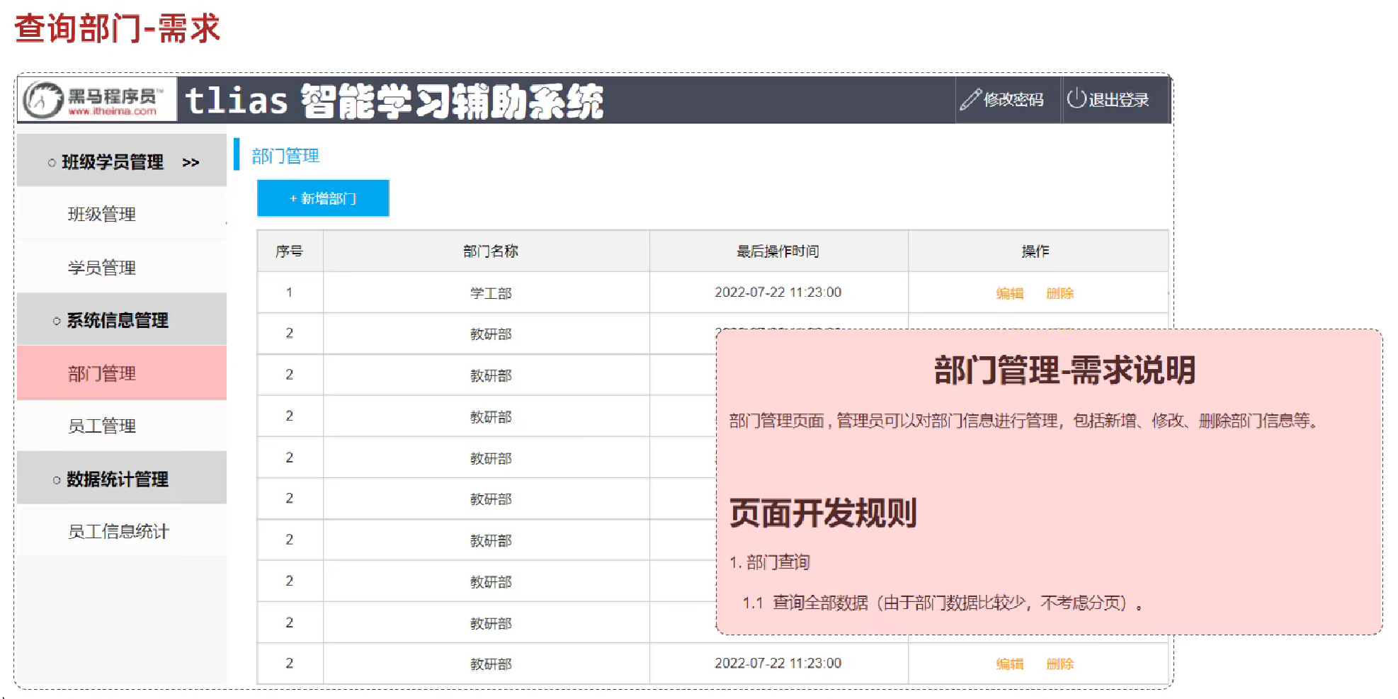 JavaWeb企业级开发---智能辅助学习系统（部门、员工管理）-CSDN博客
