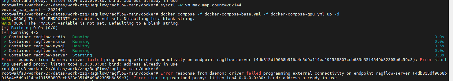 RAGFlow系列教程（一）环境搭建&推理测试_ragflow rerank模型-CSDN博客