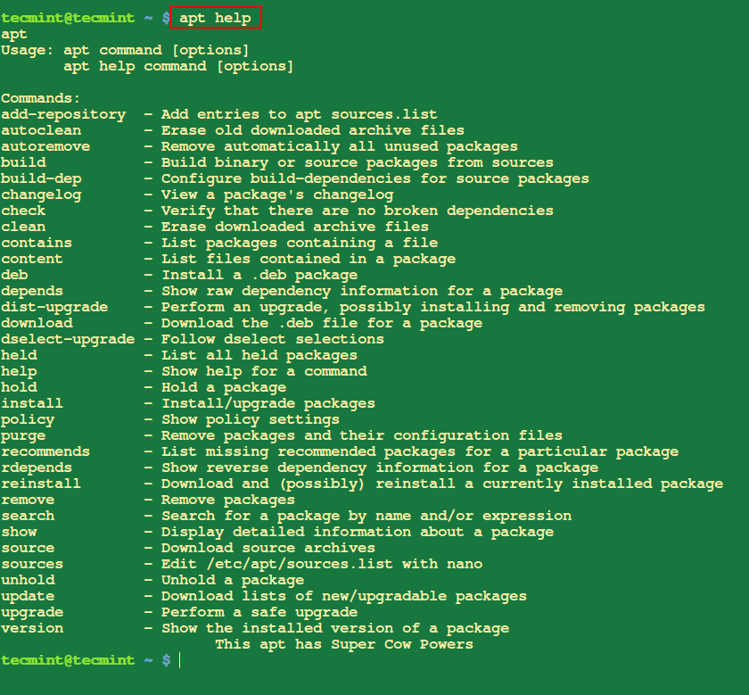 16 Useful apt Command Examples for Ubuntu/Debian Linux-CSDN博客