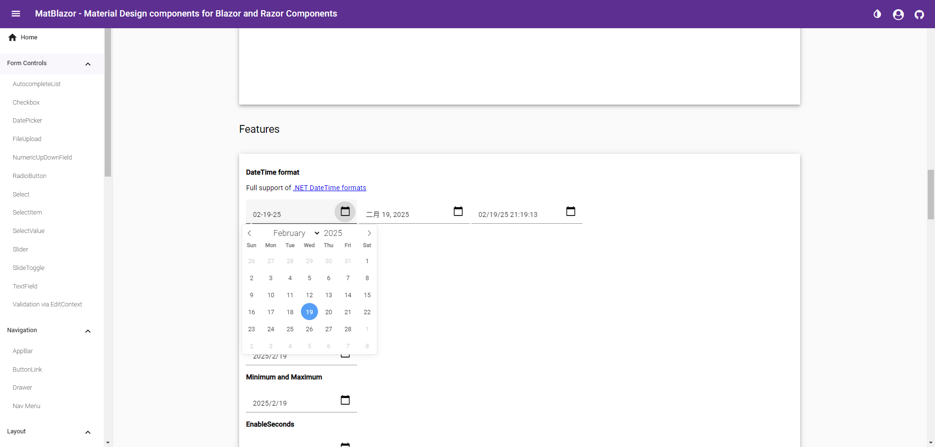 一套基于 Material Design 规范实现的 Blazor 和 Razor 通用组件库_matblazor-CSDN博客