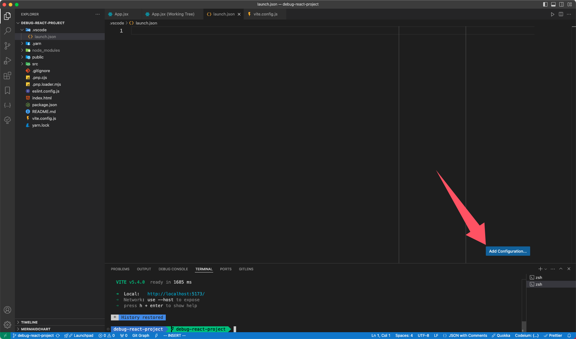 React 调试不求人：VS Code 与 Chrome 的终极指南_vscode react-CSDN博客