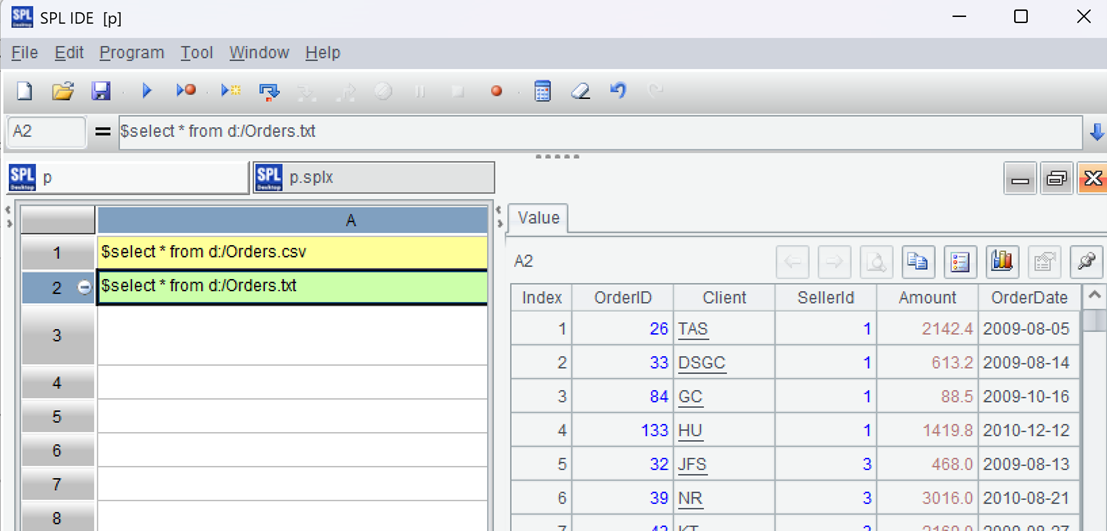 如何用 esProc SPL 在 csv 文件上执行 SQL-CSDN博客