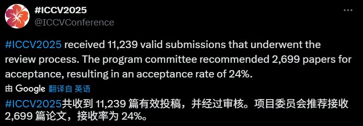 ICCV 2025放榜！录取率24%-CSDN博客