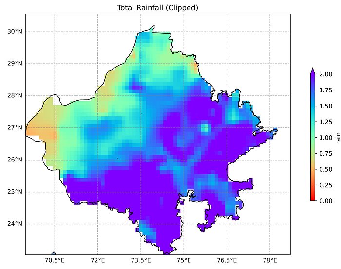 使用 Python 裁剪和可视化 NetCDF 数据_python clip netcdf shape-CSDN博客