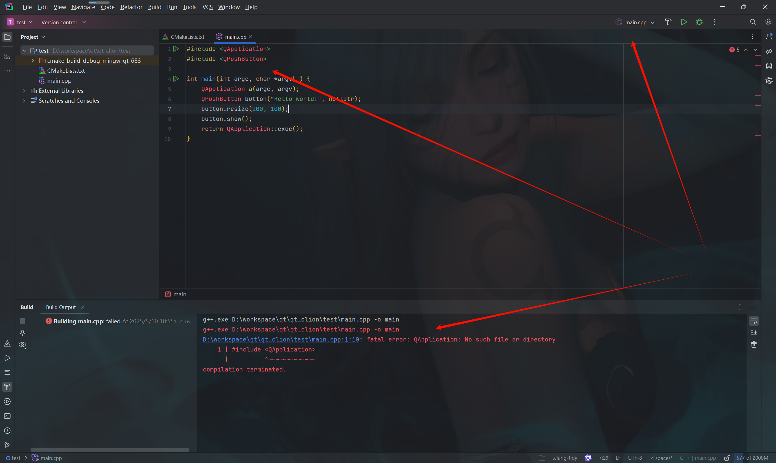 clion配置qt开发环境保姆级教程(从0-1完美运行)_clion qt-CSDN博客