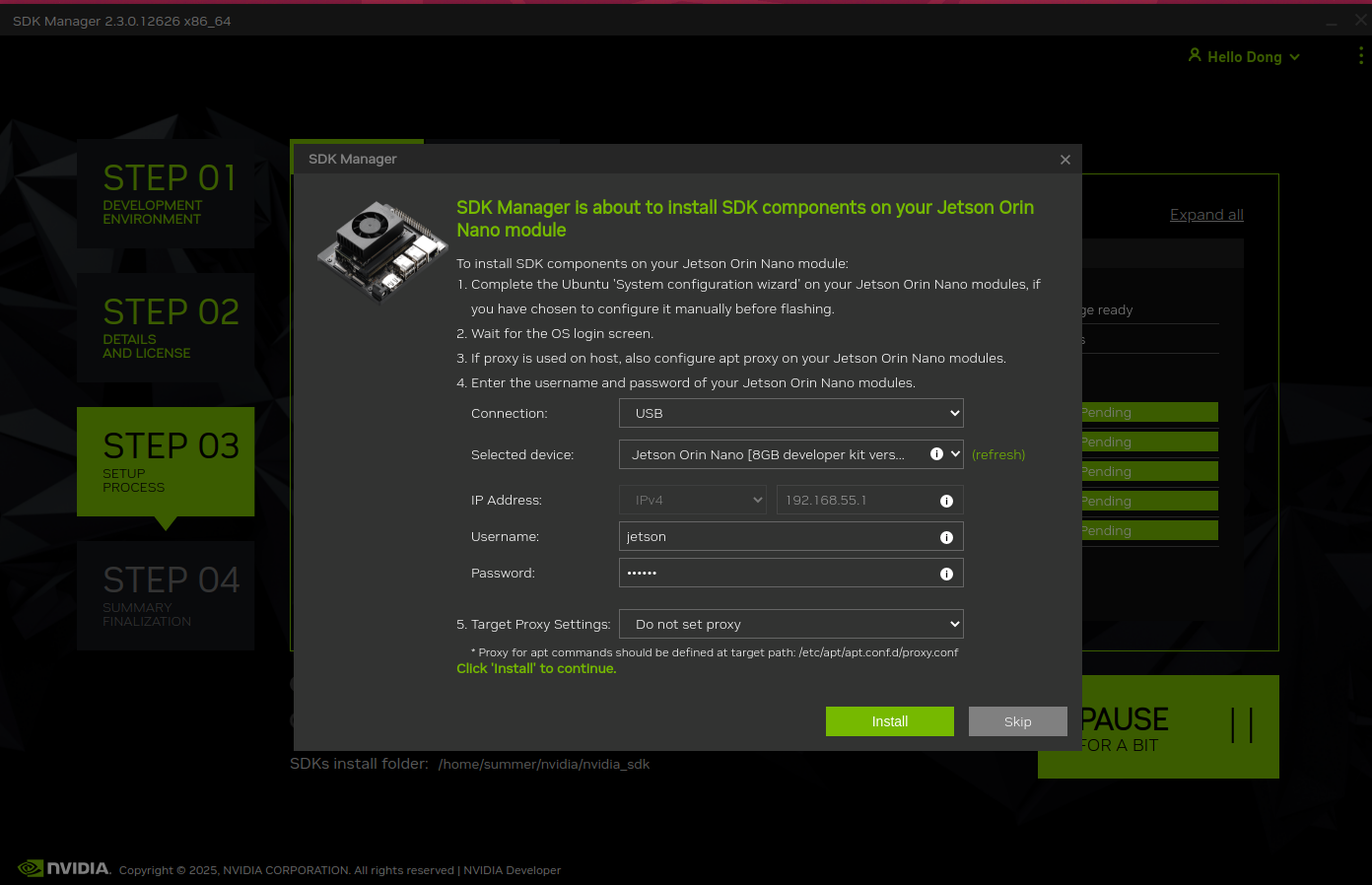 Jetson Orin Nano 安装 Jetpack 6.2.1_jetson安装jetpack-CSDN博客