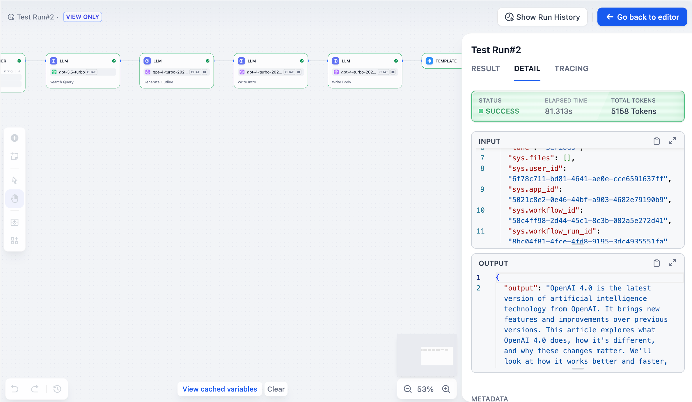 Dify智能体开发：调试历史功能_dify chatflow 获取历史输入-CSDN博客