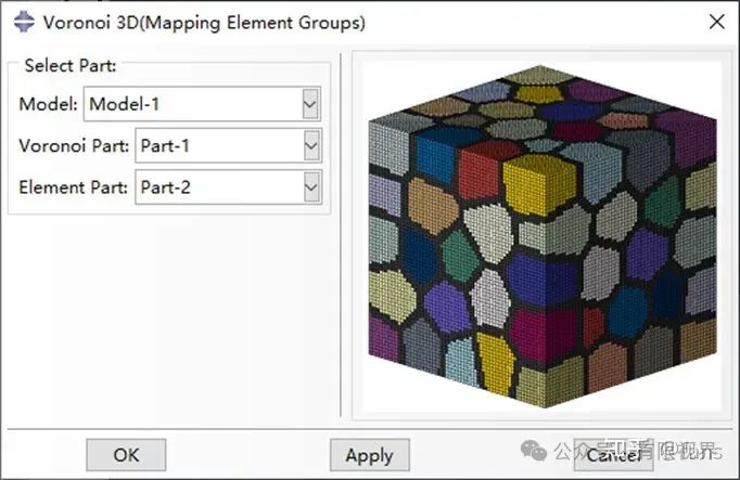 一个好用的Abaqus晶体塑性模型(Voronoi模型)生成插件-V9.0版_python_HeroseFans-2048 AI社区