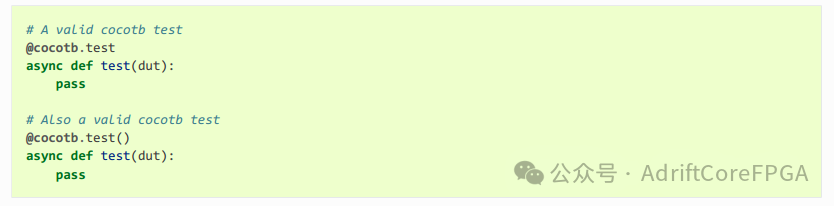 用Python给Verilog设计自仿（三）：Cocotb高频语法，从此告别SV手写_pyuvm cocotb-CSDN博客