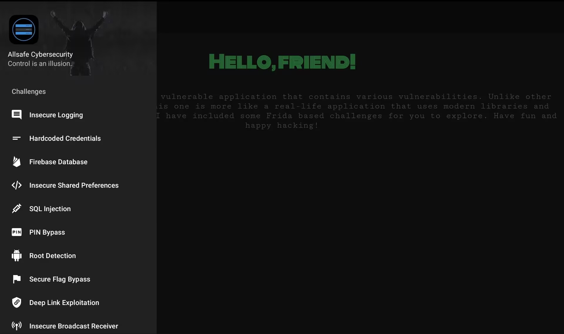安卓逆向入门靶场推荐---allsafe wp-CSDN博客