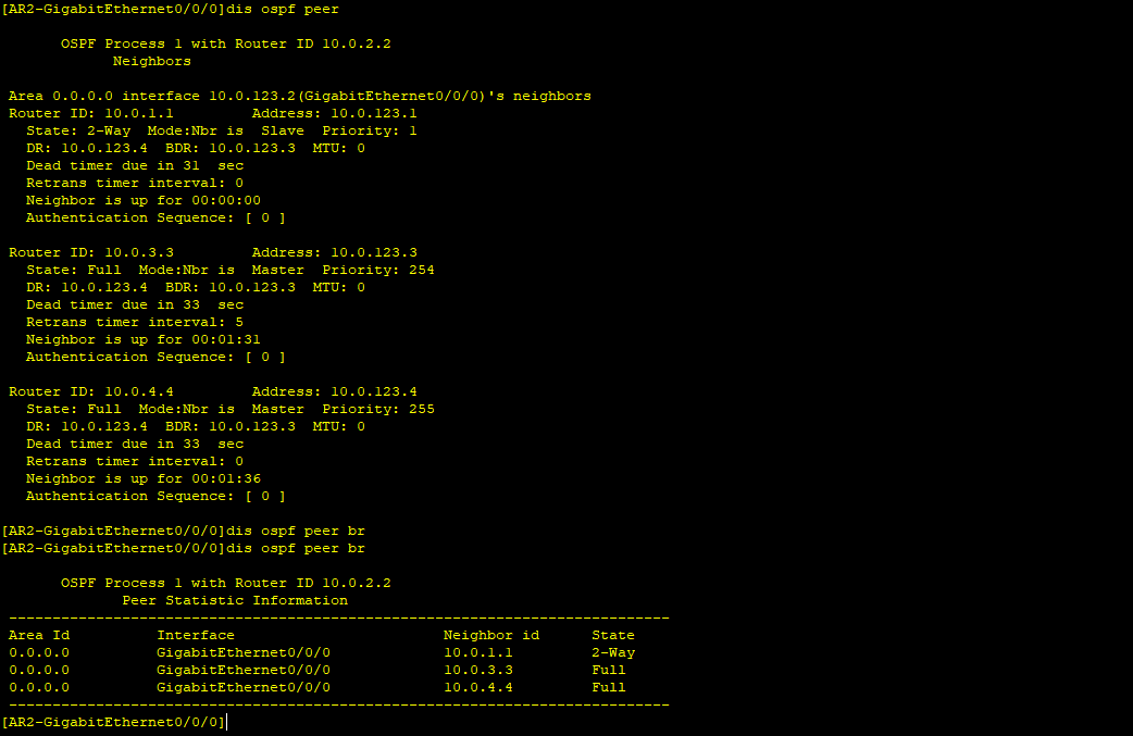 HCIP-Datacom-Core 1.3实验 OSPF 的邻接关系和 LSA-CSDN博客