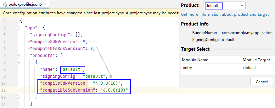 鸿蒙NEXT版实战开发：HarmonyOS API 9工程升级为4.0.0(10)工程_harmonyos next版本应用要求compatible sdk 4.0.0(10)以上版本。-CSDN博客