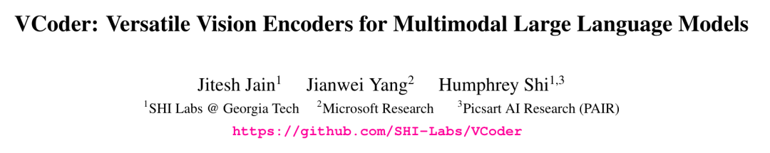 CVPR 2024｜ VCoder发布！多模态大模型的多功能视觉编码器来了！-CSDN博客