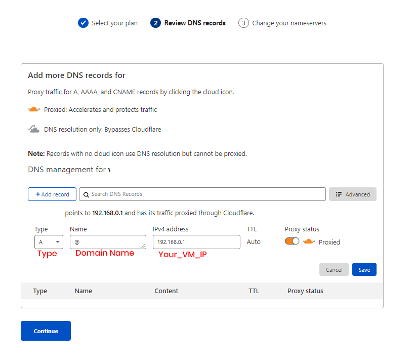 How to Point a Domain to Your VM using Cloudflare_to point your domain ...