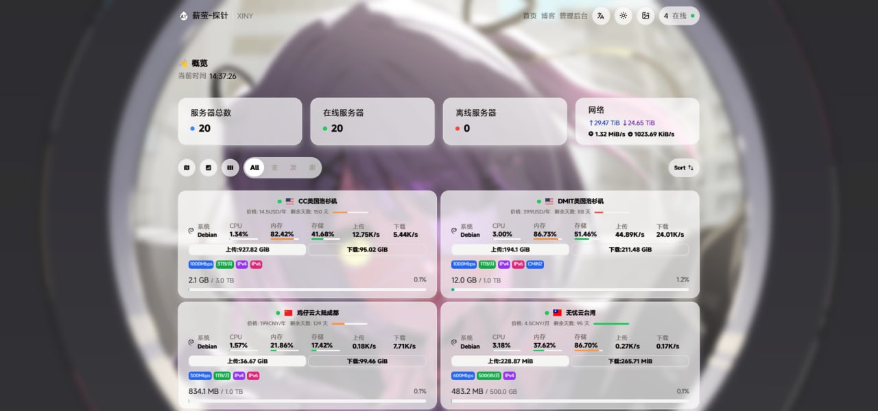 哪吒探针美化分享_哪吒美化包-CSDN博客
