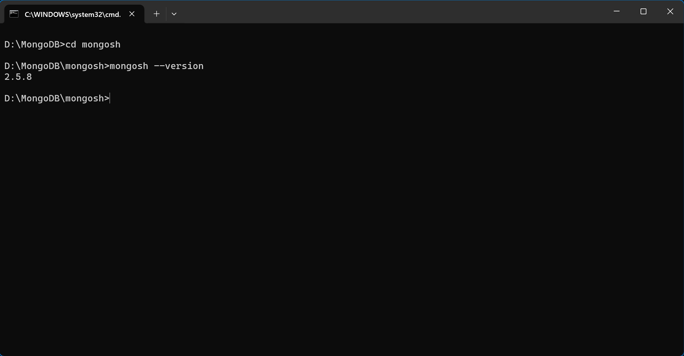 （2025版）MongoDB 8.0.13 版本安装与配置（Windows 版）保姆级教程_windows安装mongodb-CSDN博客