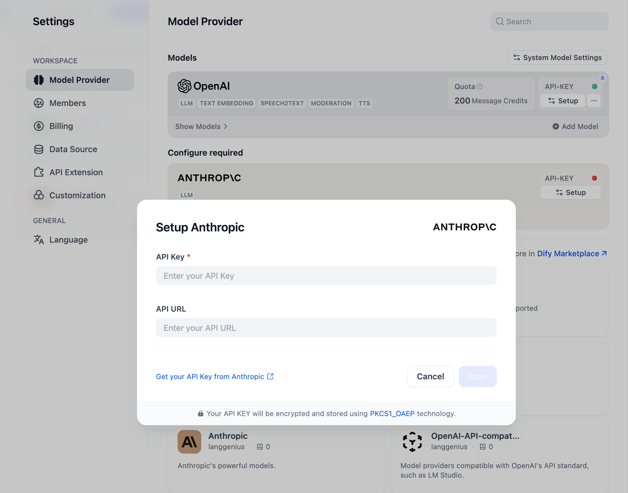 Dify智能体开发：插件接入预定义模型_dify text embedding-CSDN博客
