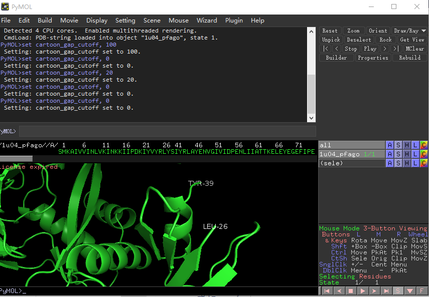 pymol-FAQs-5：_pymol怎么显示氨基酸的名字-CSDN博客