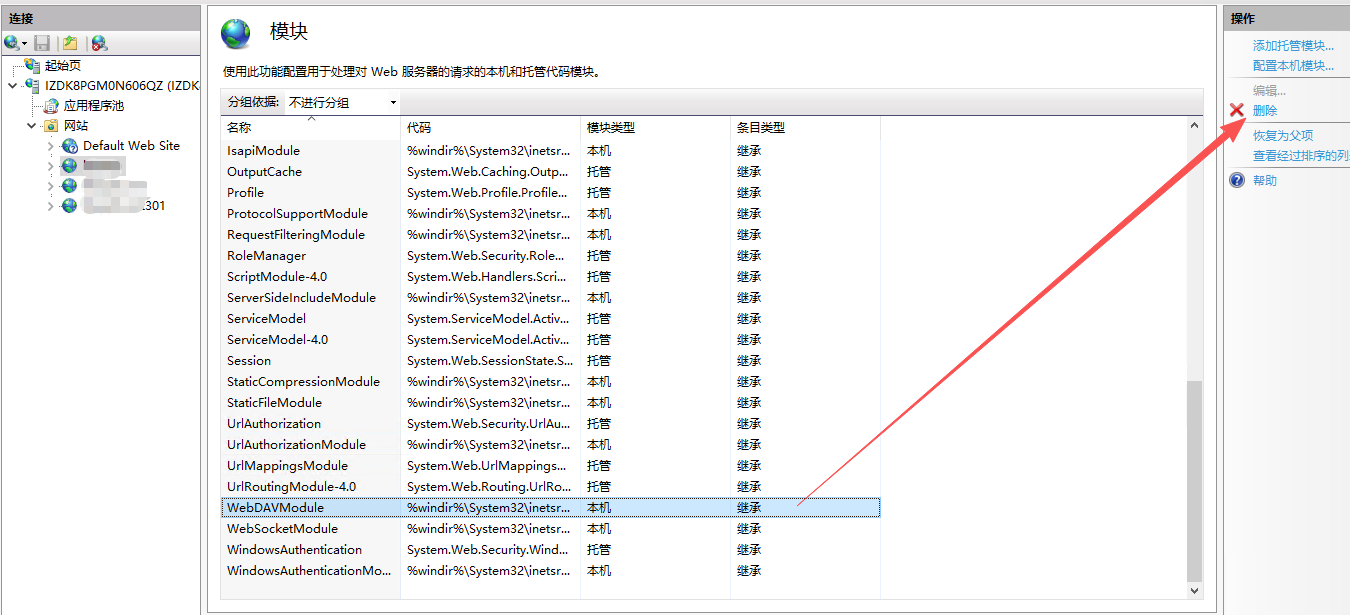 解决.net core webapi iis发布之后 put、 delete 请求错误405.0-CSDN博客