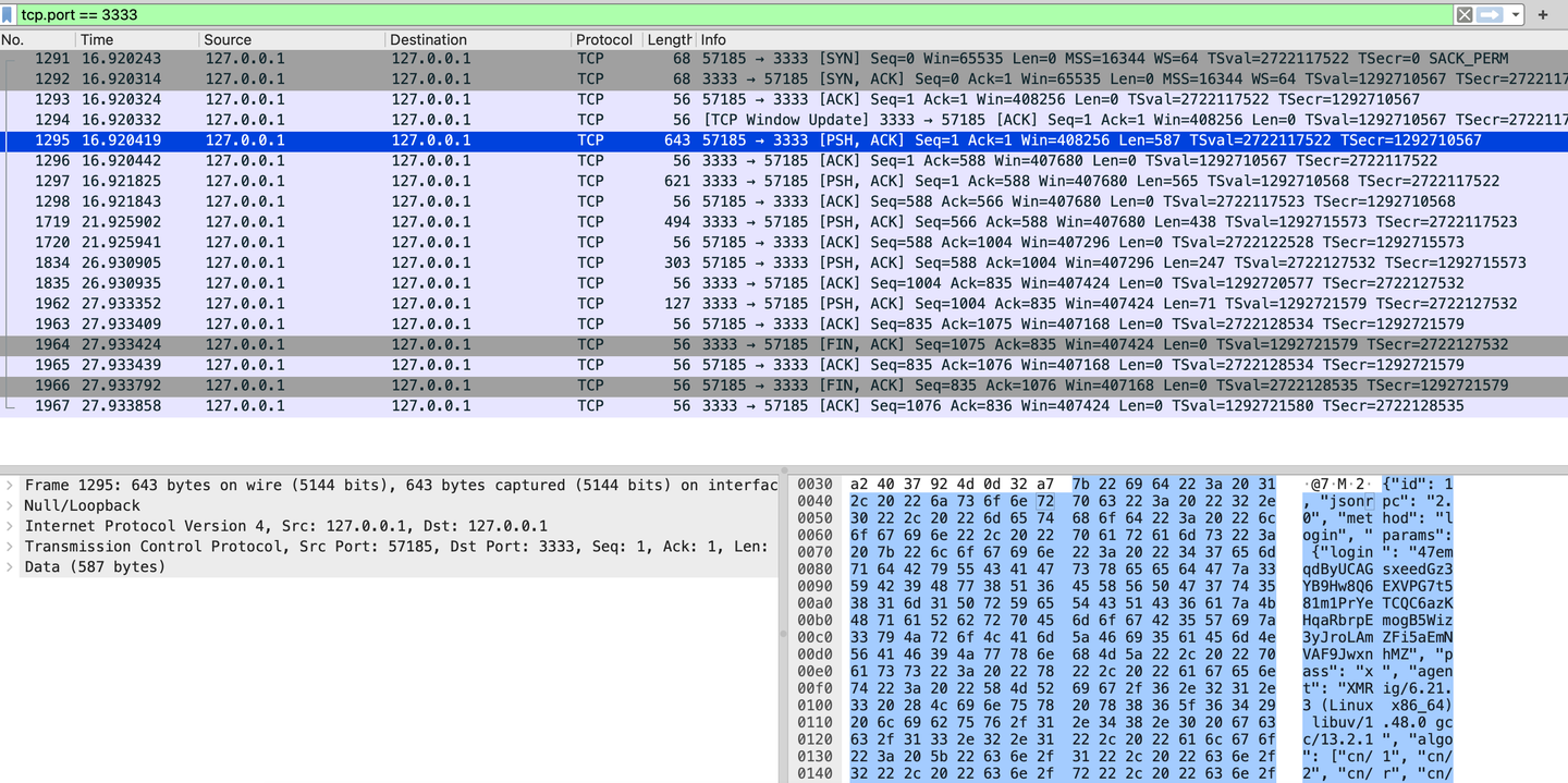 模拟XMRig挖矿通信流量-CSDN博客