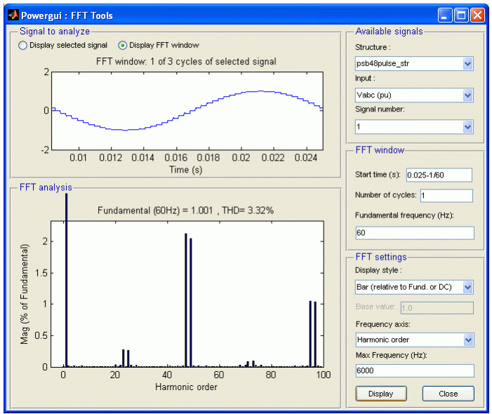 【单相半波PWM逆变器】在电压源变流器中使用IGBT /二极管模块的作用及使用Powergui / FFT工具对PWM波形进行谐波分析研究（Simulink仿真实现）-CSDN博客