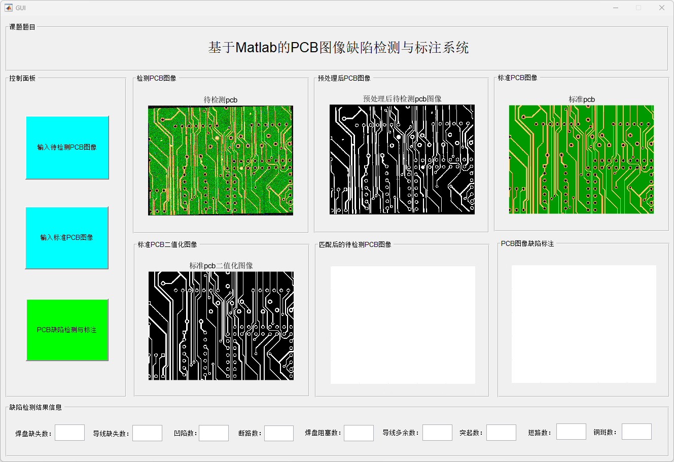 基于Matlab的PCB图像缺陷检测与标注系统设计-CSDN博客