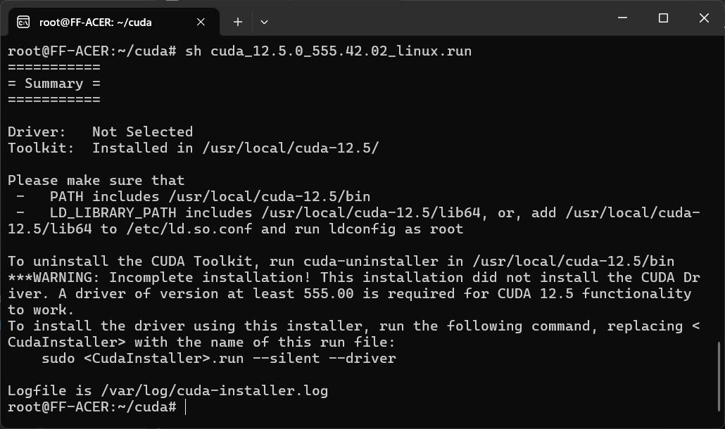 异构计算实战2：WSL2子系统Ubuntu安装CUDA_wsl2 cuda-CSDN博客