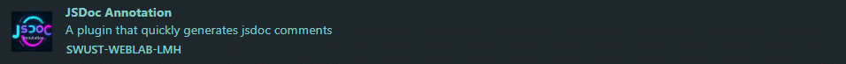 一款生成JSDoc风格注释的VSCODE插件_jsdoc插件-CSDN博客