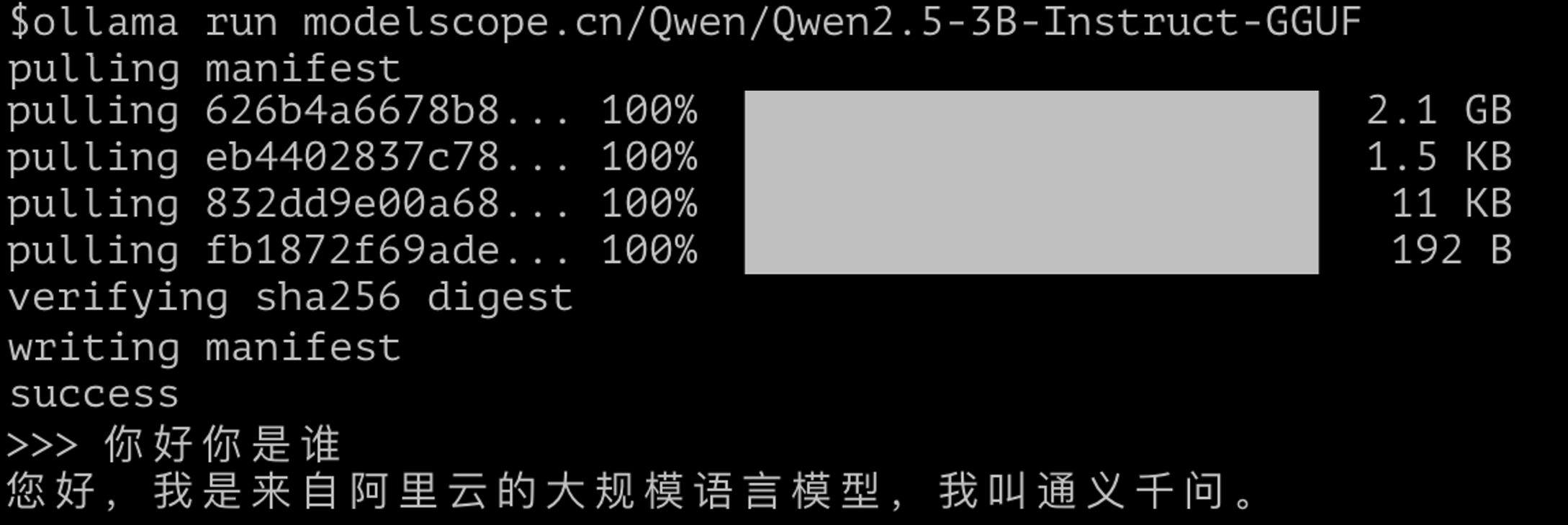 Ollama 加载及运行 ModelScope GGUF 模型_ollama modelscope-CSDN博客