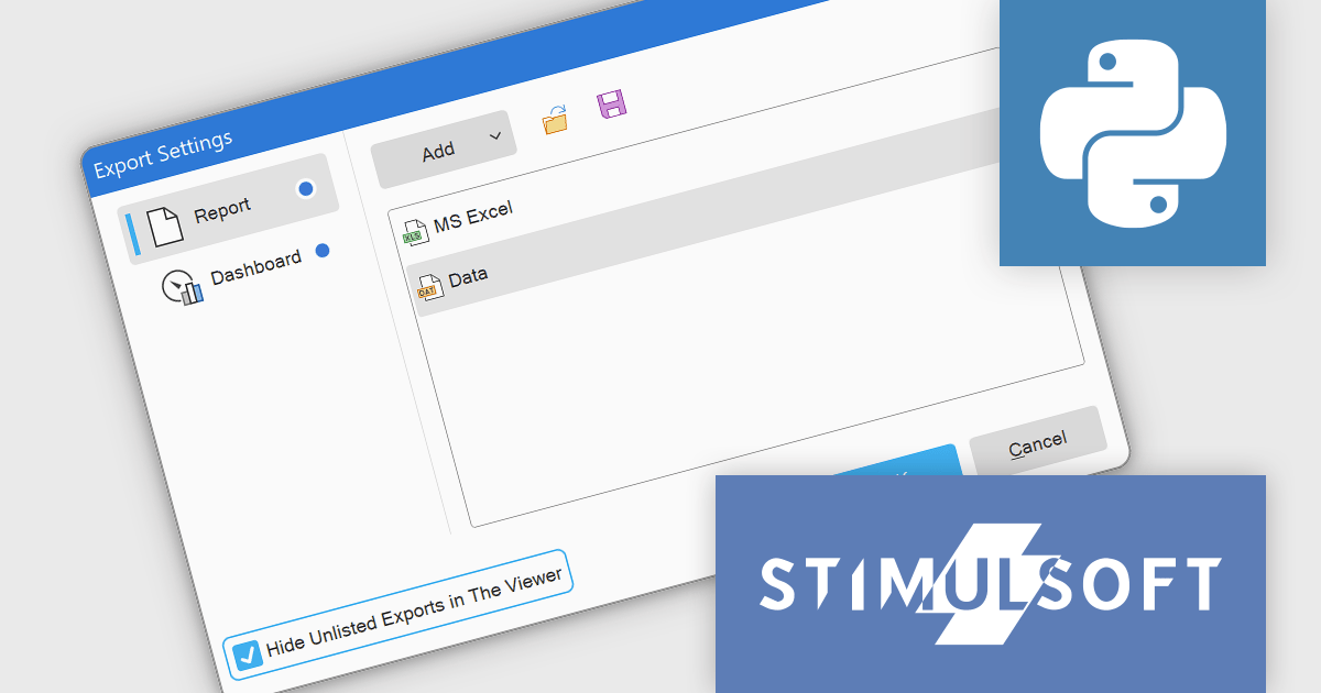 自定义导出选项以获得高效用户界面-Stimulsoft Reports.PYTHON 2025_python stimulsoft-CSDN博客