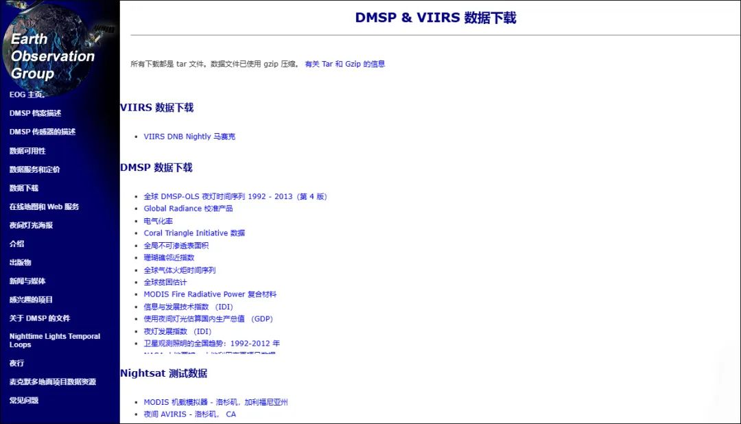 实用GIS网站与工具集锦（第7辑）_地球观测组(eog)网站-CSDN博客